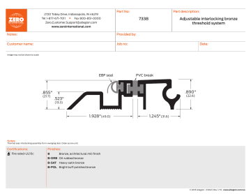 Zero Thresholds Data Sheet | Manualzz