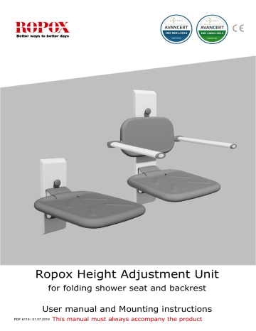 Ropox 40-43043 User Manual And Mounting Instructions | Manualzz