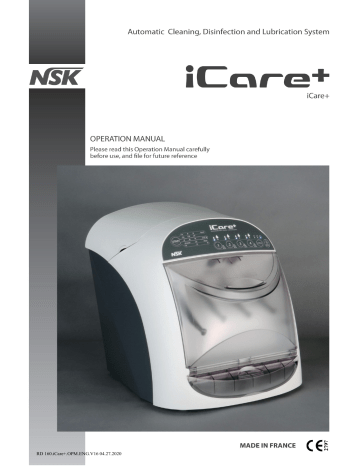 NSK iCare+ Operation Manual | Manualzz
