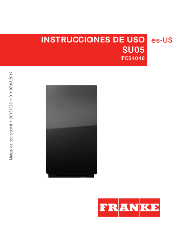 Franke SU05 Instrucciones de operación | Manualzz