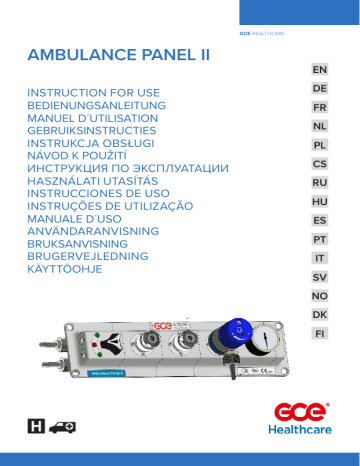 GCE AMBULANCE PANEL II Instrucciones De Uso | Manualzz