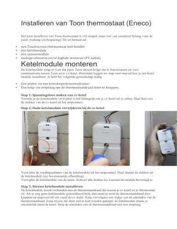 Eneco Toon de handleiding | Manualzz