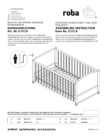 Roba 0391B Aufbauanleitung | Manualzz