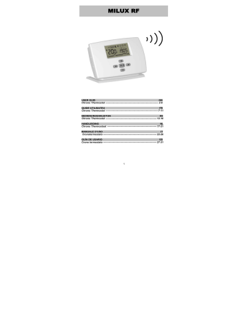 Watts MILUX RF Bedienungsanleitung | Manualzz