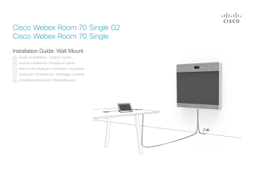 Cisco Webex Room 70 Single Guia De Instalacion | Manualzz