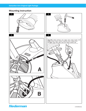 Nederman Extraction Arm Mounting Instruction | Manualzz