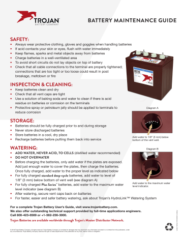 Trojan Battery Maintenance Guide User’s Guide | Manualzz