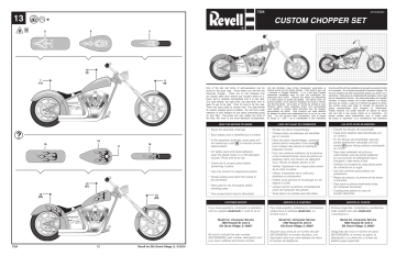 REVELL Custom Chopper Set 7324 Assembly Instructions Manual | Manualzz