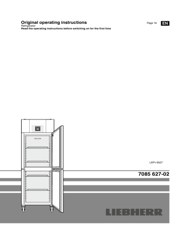 Liebherr LKPv 6527 MediLine Operating Instructions | Manualzz