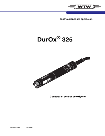 wtw DurOx 325 Instrucciones de operación | Manualzz