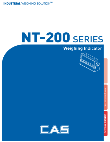 CAS NT-200A, NT-200S, NT-201S Manual | Manualzz