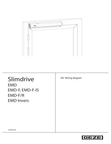 GEZE Slimdrive EMD-F, Slimdrive EMD-R Wiring Diagram | Manualzz