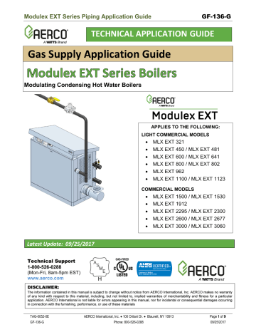 AERCO Modulex EXT Condensing Guide | Manualzz