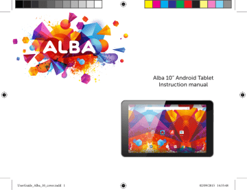 Alba 2977533 10 INCH TABLET Instruction Manual | Manualzz