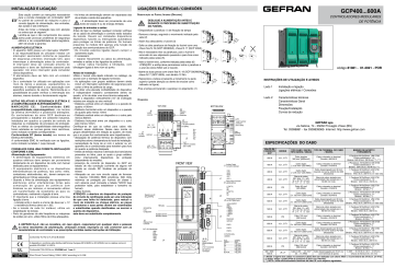 gefran GPC Power controller Guida Rapida | Manualzz