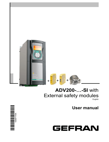 Gefran ADV200-EH Field-oriented vector inverter User Manual | Manualzz