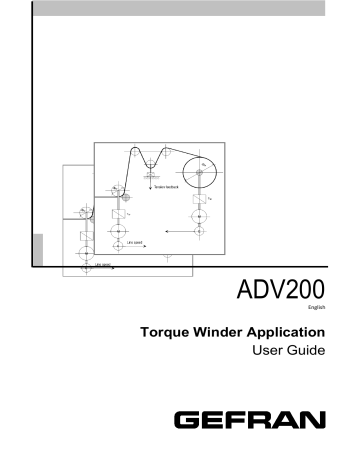 Gefran ADV200-EH Field-oriented vector inverter User Manual | Manualzz
