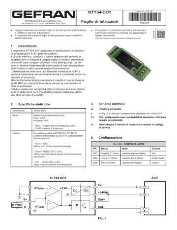gefran ADV200 LC Inverter Manuale utente | Manualzz