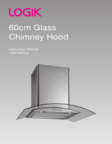 Safety Distance Between Hob and Cooker Hood. Logik L60CHDG12 | Manualzz