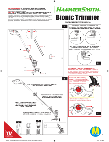 HammerSmith Bionic Trimmer Benutzerhandbuch | Manualzz