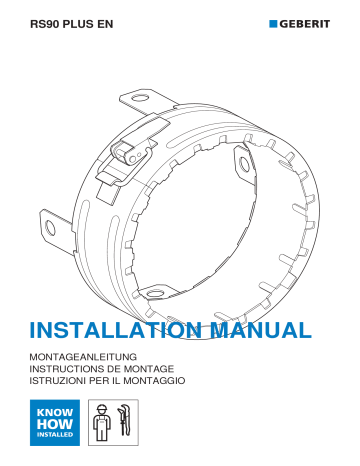 Geberit RS90 Plus Montageanleitung | Manualzz