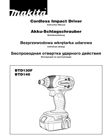 Makita BTD130F, BTD140 Instruction Manual | Manualzz