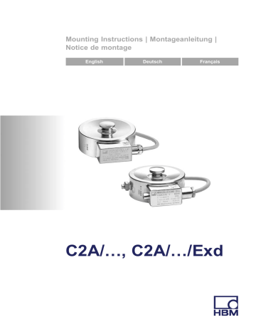 HBM C2 Series, C2A Series Mounting Instructions | Manualzz