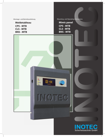 InoTec CLS-MTB Mounting And Operating Instructions | Manualzz