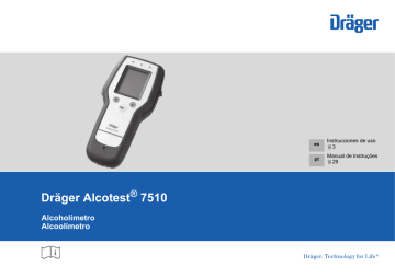 Dräger Alcotest 7510 Instrucciones de operación | Manualzz
