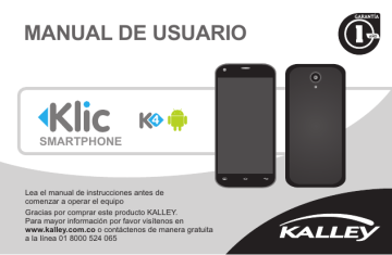 Kalley Klic K4 Manual de usuario | Manualzz