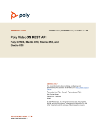 Poly G7500 - Setup Sheet, User guide, User Guide