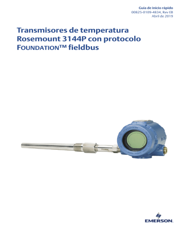 Emerson Rosemount 3144P Guía de inicio rápido | Manualzz