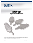 Kaba Saflok SAM RF Quick Reference Guide | Manualzz
