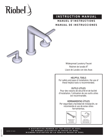 Riobel RU08+C Two Handle Widespread Bathroom Sink Faucet Installation ...