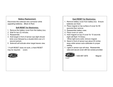 Zurn Z5755-U Omni-Flo™ Washdown Urinal User guide | Manualzz