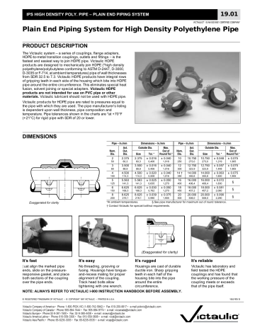 Victaulic L080995PE0 FireLock™ Style 995 8 in. Grooved Painted Orange ...
