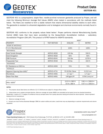 Propex Global 1008181DGTNW 12-1/2 x 360 ft. 500 sq. yd. 401 Black Non ...