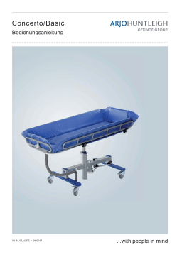 Arjohuntleigh Basic - Bedienungsanleitung, Gebrauchsanweisung