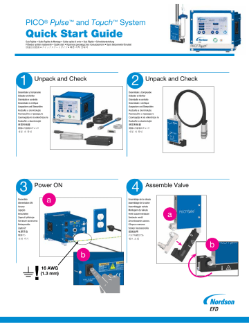 Nordson EFD PICO Pulse Schnellstartanleitung | Manualzz