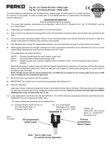 Perko 1211 Installation Instructions | Manualzz