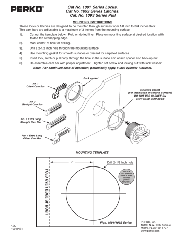 Perko 1091 Installation Instructions | Manualzz
