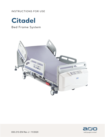 Arjo Citadel Instructions for use | Manualzz