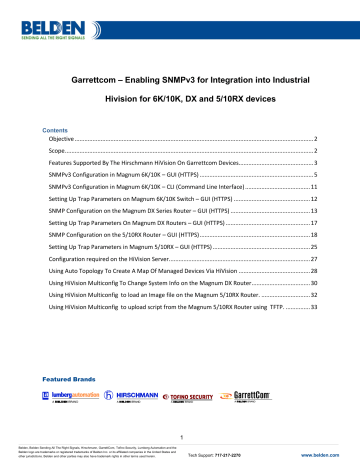 Belden HiVision Installation Guide | Manualzz