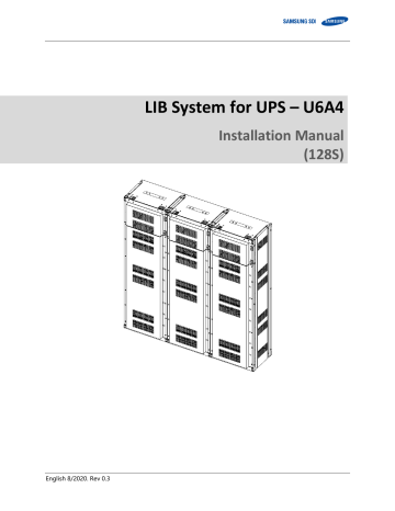 Vertiv Samsung UL9540A LIB System for UPS - U6A4 UL 128S Installation ...