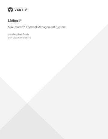 Vertiv Liebert Mini-Mate2 5 Ton User Manual | Manualzz
