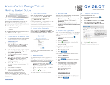Avigilon ACM 6 Virtual User Guide | Manualzz