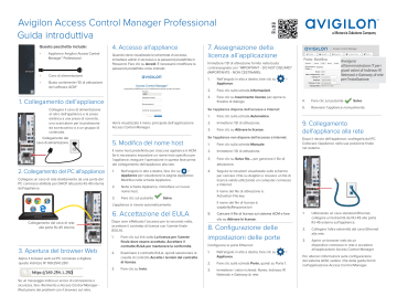 Avigilon ACM 6 Professional Guida utente | Manualzz