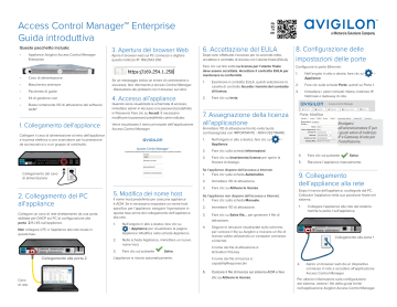 Avigilon ACM 6 Enterprise Guida utente | Manualzz