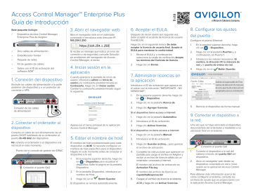 Avigilon ACM 6 Enterprise Plus Guía del usuario | Manualzz
