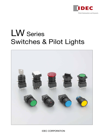 Apem LW series - Key Selector switches Datasheet | Manualzz